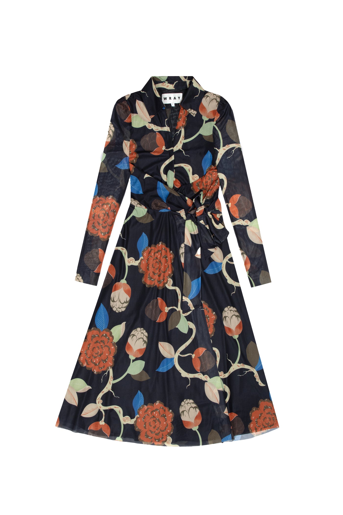 Enid Wrap Dress - Flowering Tree – WRAY