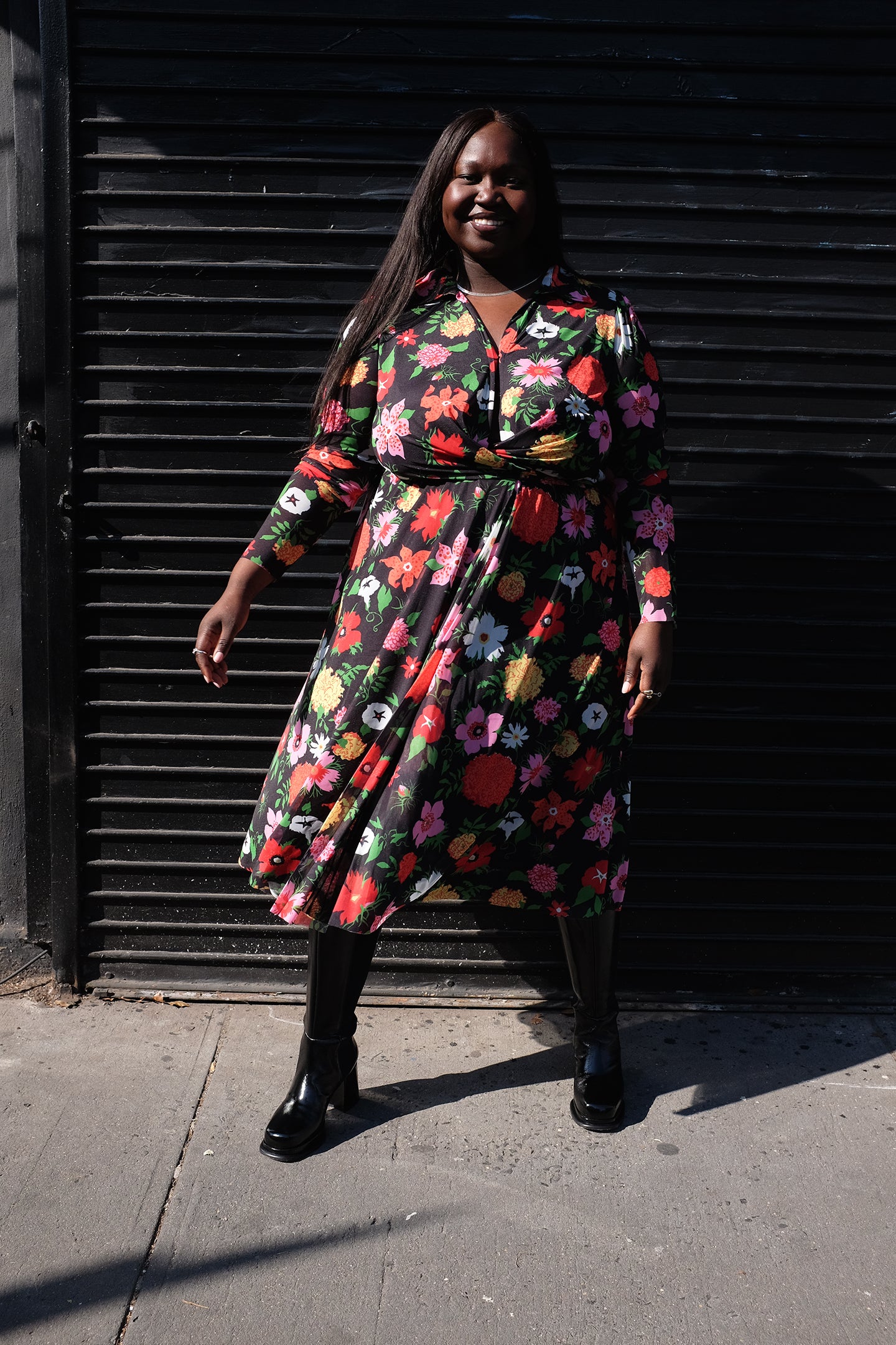 Enid Wrap Dress - Mills Floral – WRAY